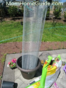 DIY_Flower_Tower_build - momhomeguide.com