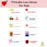 Printable Valentine’s Day Love Notes for Kids
