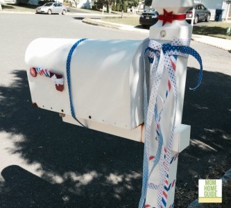 DIY Patriotic Mailbox with VELCRO® Brand One-Wrap