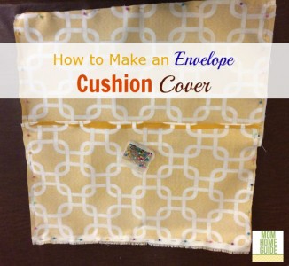 how to make envelope cushion covers