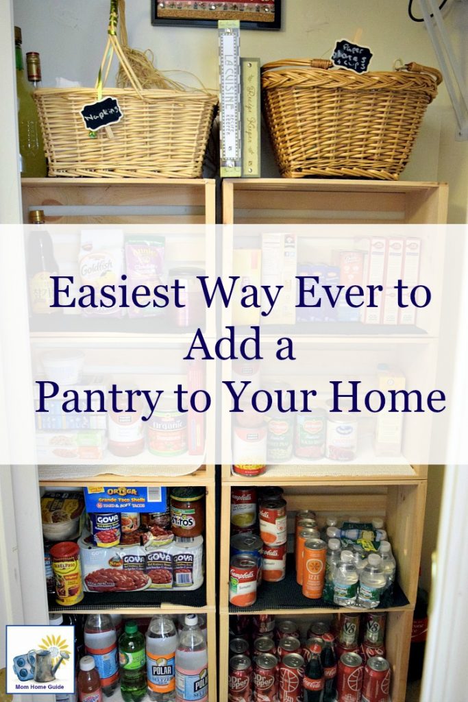 Kitchen Pantry Update - momhomeguide.com