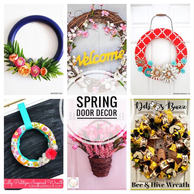 Spring Door Decor — Merry Monday #247