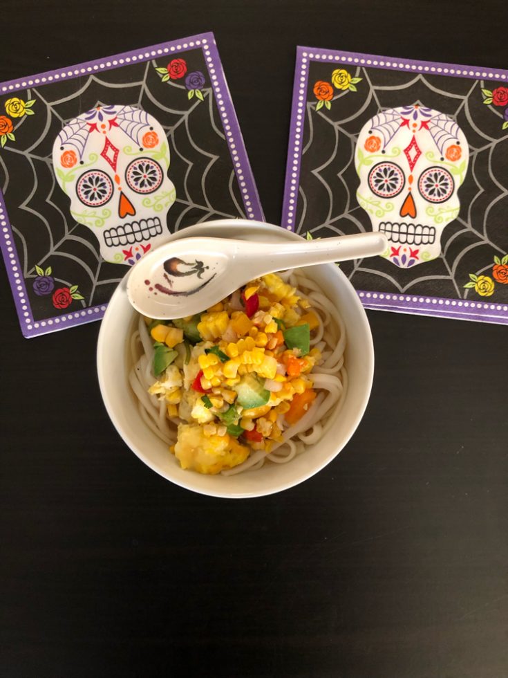 Tex-Mex Breakfast Udon