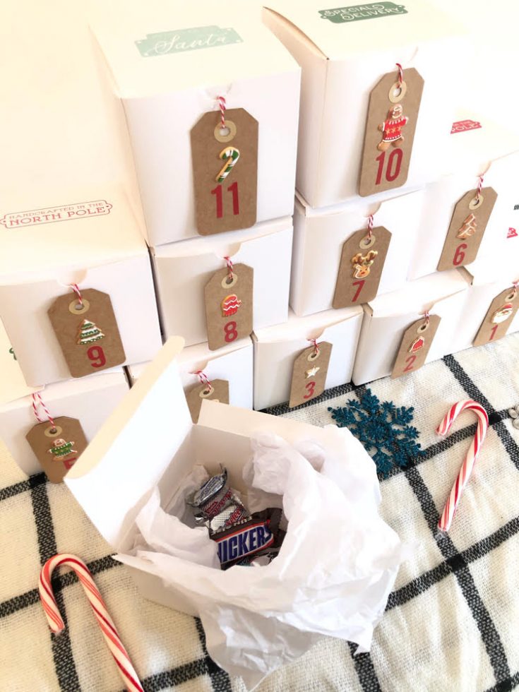 DIY Gift Box Advent Calendar