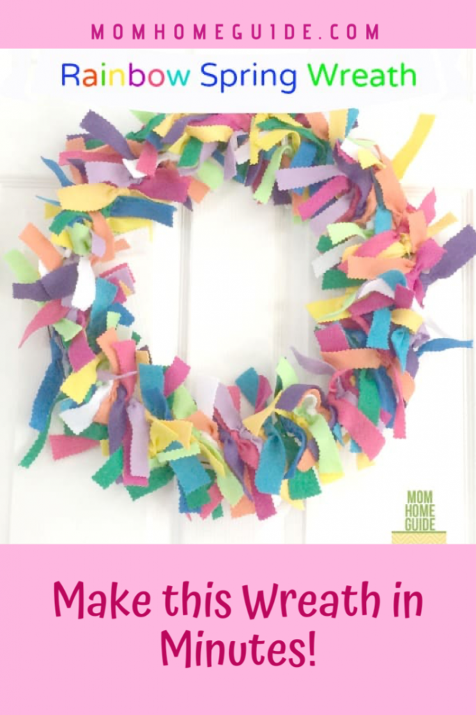 Rainbow Spring Wreath